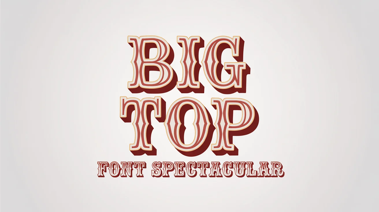 Big Top Font